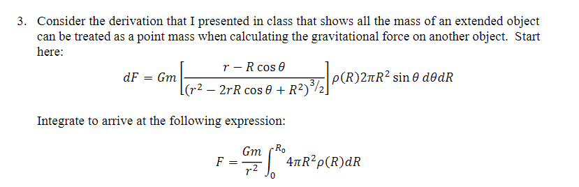 Solved Consider the derivation that I presented in class | Chegg.com