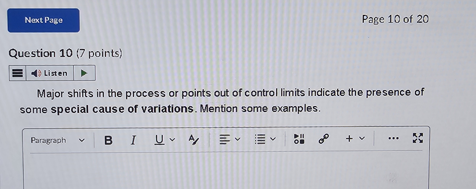 Solved Page 10 ﻿of 20Question 10 (7 ﻿points)ListenMajor | Chegg.com