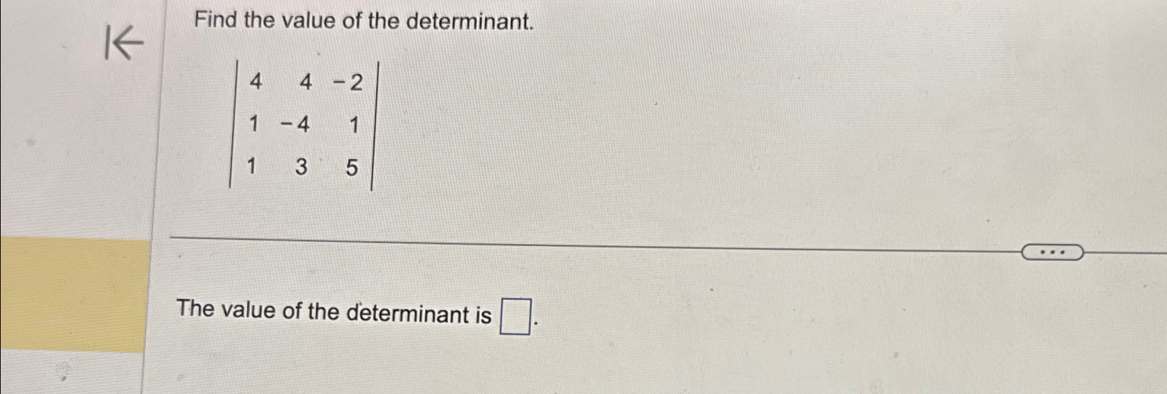 Solved Find the value of the | Chegg.com