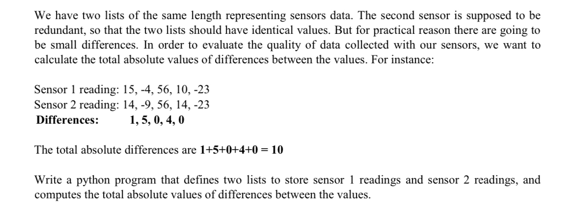 Solved Write a Python program for this problemWe have two | Chegg.com