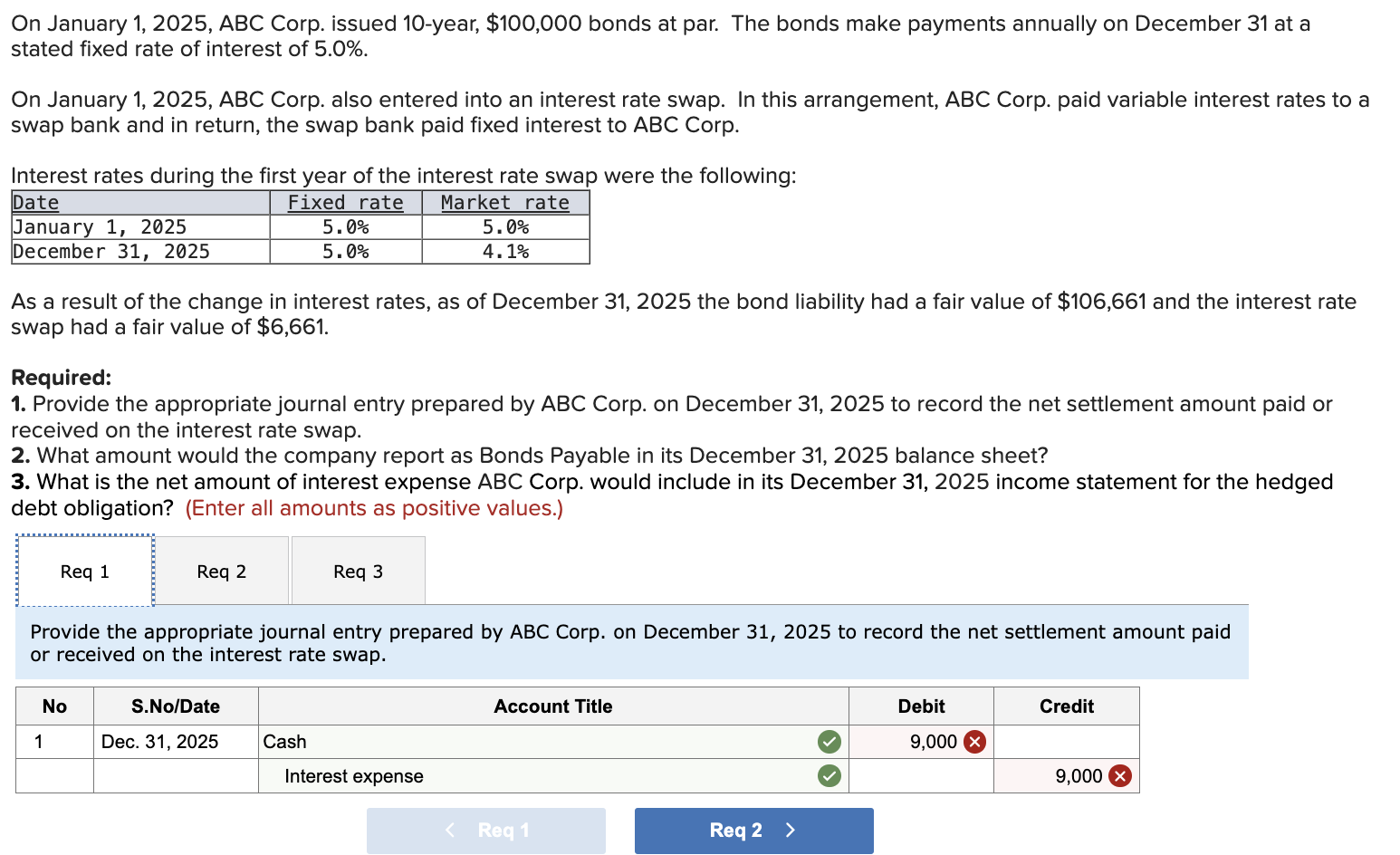 Solved On January 1, 2025, ﻿ABC Corp. issued 10 -year, | Chegg.com