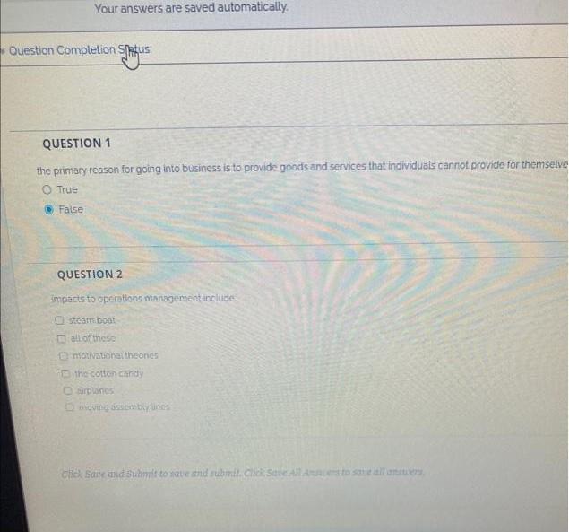 Solved Your answers are saved automatically. Question | Chegg.com