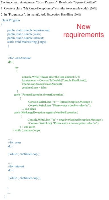 Solved Programming Language: C# (C- Sharp) Microsoft Visual | Chegg.com