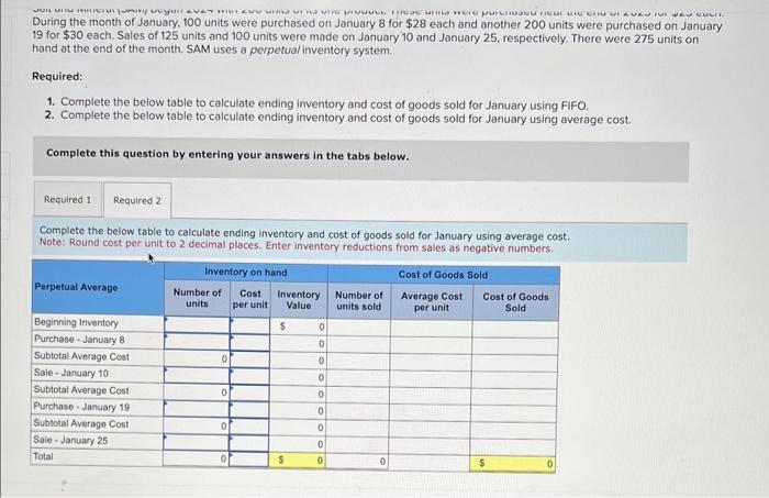 Solved Brief Exercise 8-12 (Static) Inventory cost flow | Chegg.com