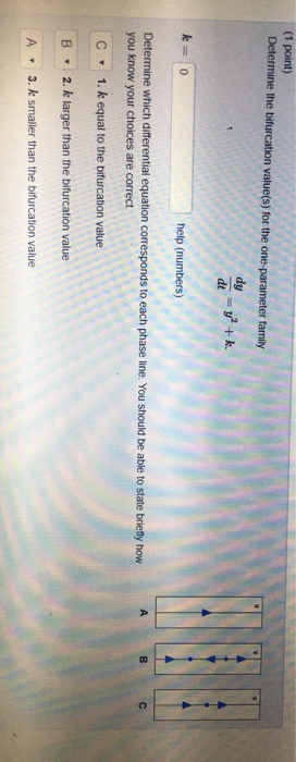 Solved (1 point) Use the applet provided to draw a phase | Chegg.com