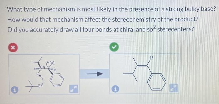 Solved What type of mechanism is most likely in the presence | Chegg.com