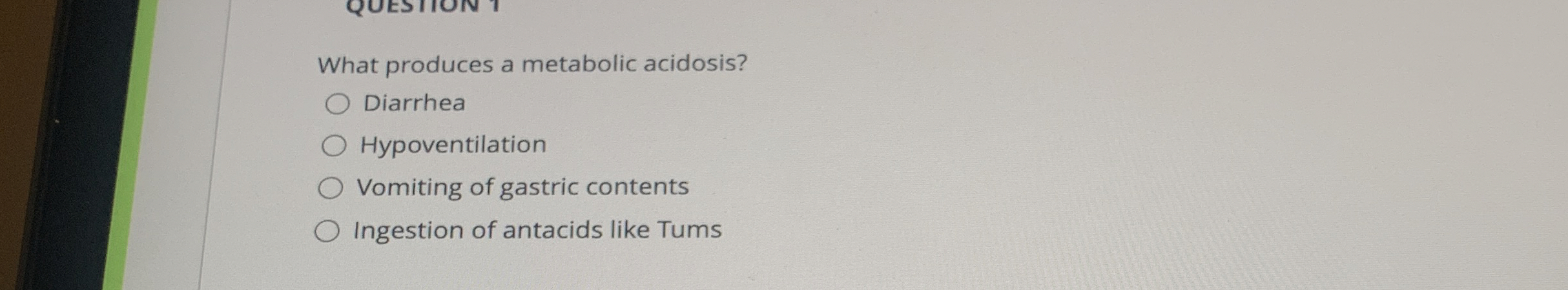 Solved What produces a metabolic | Chegg.com