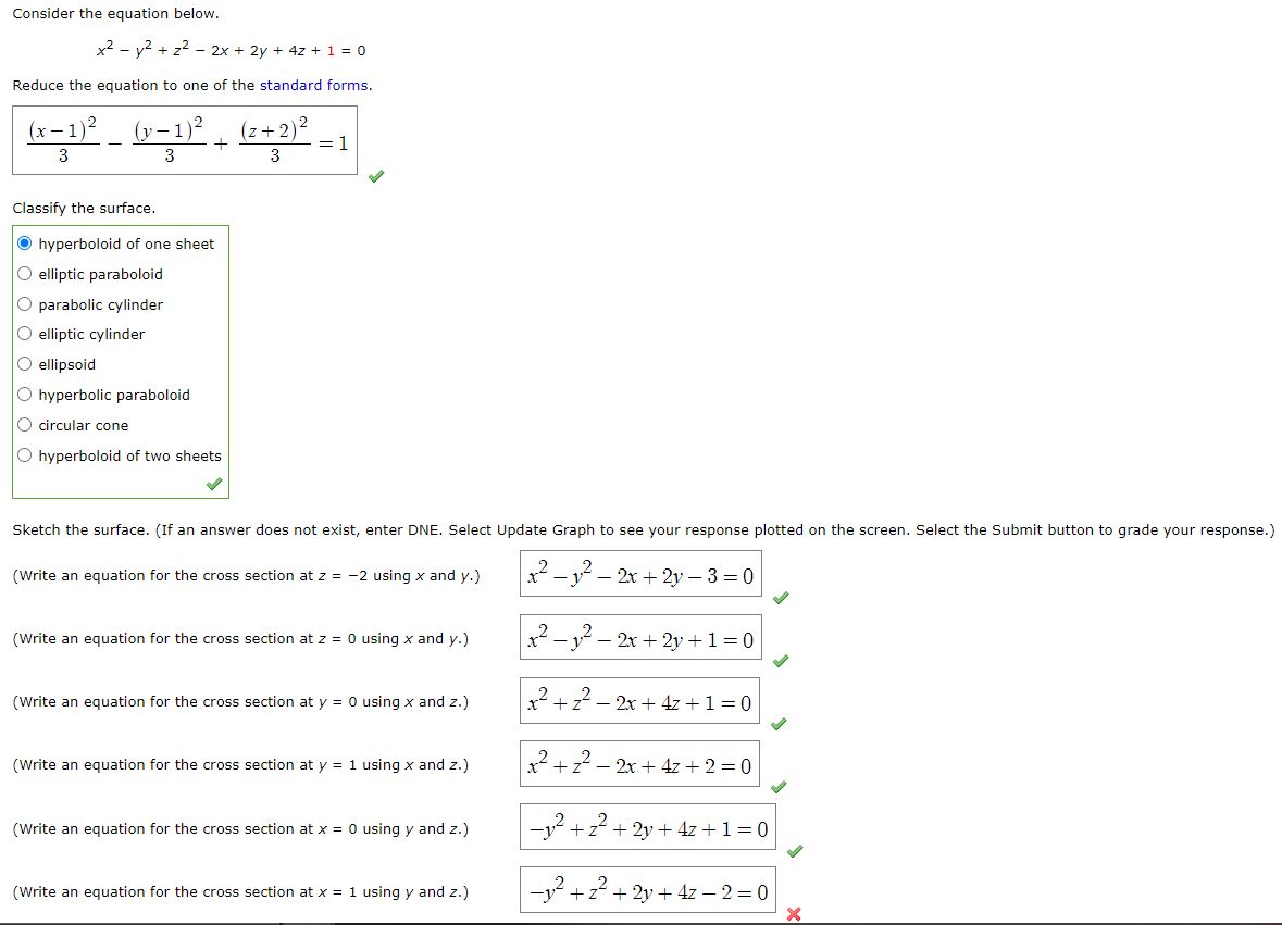 Solved Please Solve Last Oneconsider The Equation Chegg