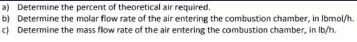 Solved Methane gas (CH4) enters the combustion chamber of a | Chegg.com