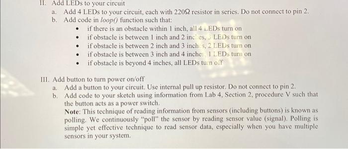 Solved 11. Add LEDs to your circuit a. Add 4 LEDs to your | Chegg.com