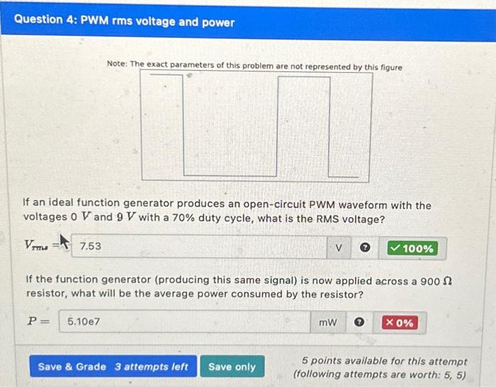 Solved Note: The exact parameters of this problem are not | Chegg.com
