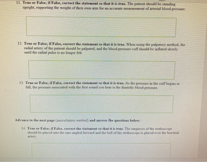 Solved 11. True or False; if False, correct the statement so | Chegg.com