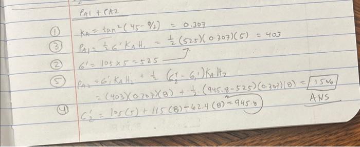 Solved Why are they only using half of PA2 equation? I have | Chegg.com