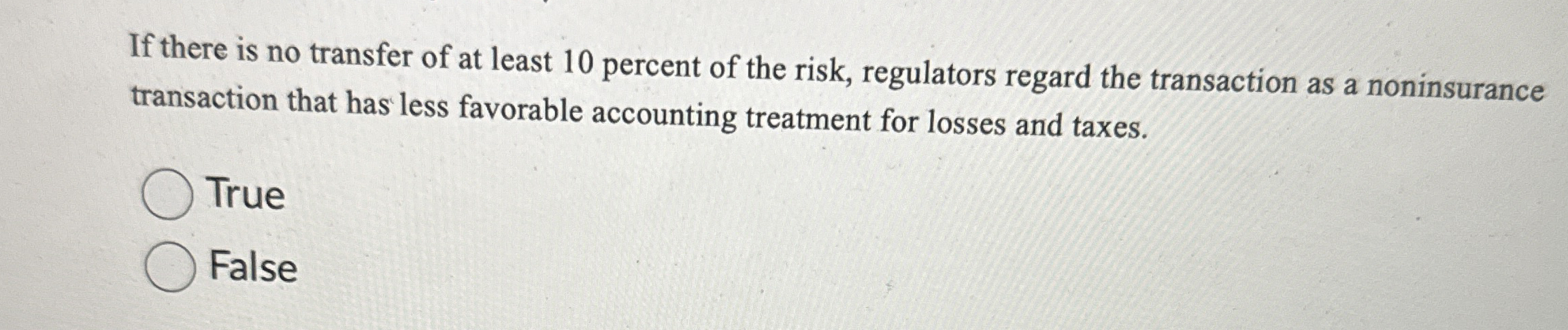 Solved If there is no transfer of at least 10 ﻿percent of | Chegg.com