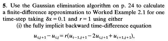 Solved Use the Gaussian elimination algorithm on p. 24 ﻿to | Chegg.com