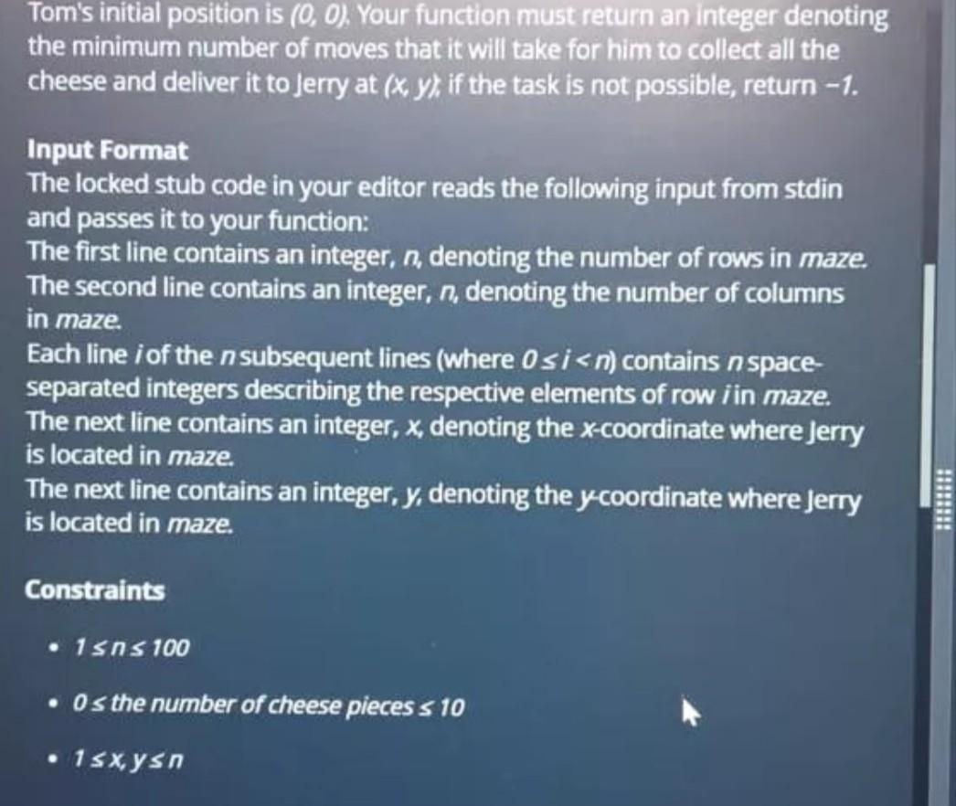 Solved After decades of chasing Jerry, Tom wants to make | Chegg.com