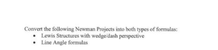 Solved Convert the following Newman Projects into both types | Chegg.com