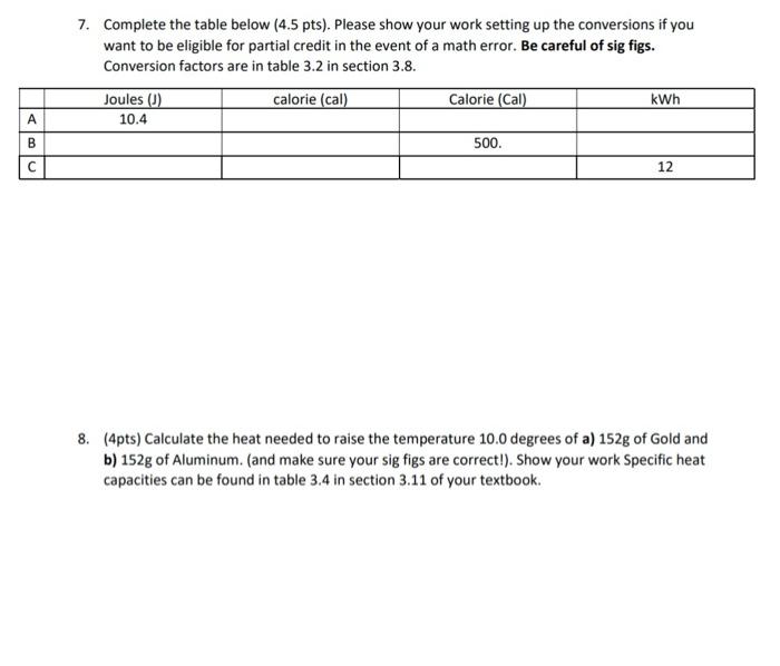 Solved 1. (5 pts) A sample is decomposed and is found to | Chegg.com