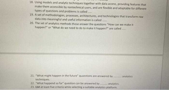 Solved 1. The short paragraph that explains the reason for | Chegg.com