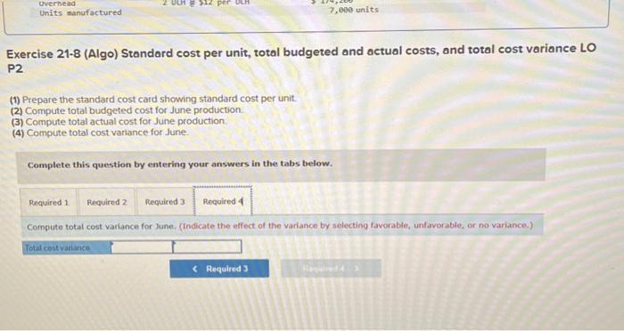 Solved Use the following information for the Exercises | Chegg.com