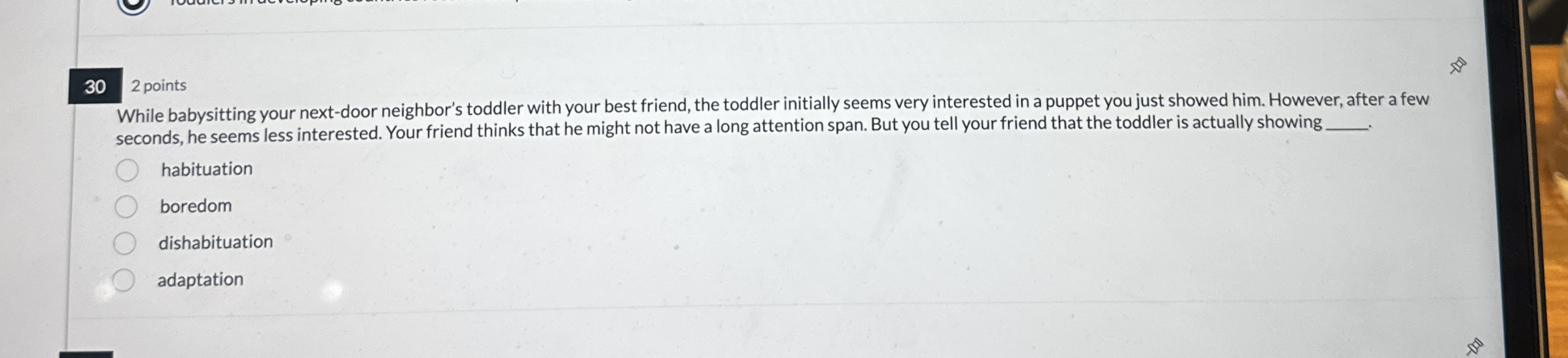 Solved 302 ﻿pointsWhile babysitting your next-door | Chegg.com