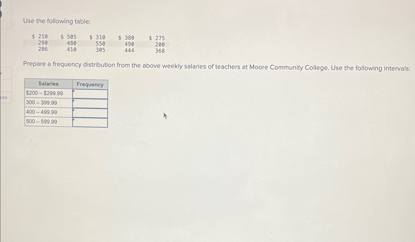 Solved Use the following | Chegg.com