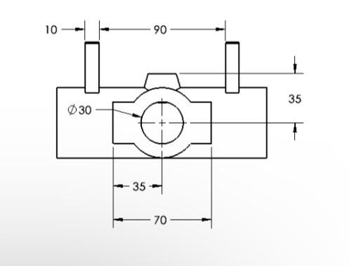 Solved Please create a 3D model of attached object in | Chegg.com