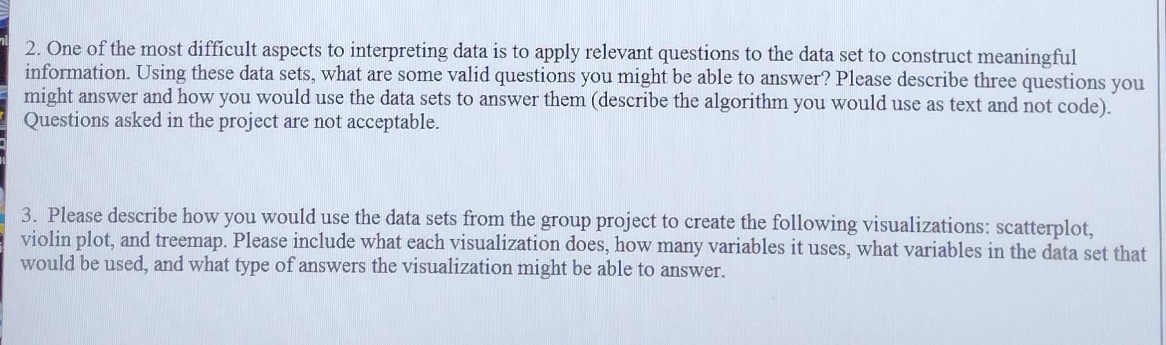 Solved 2. One of the most difficult aspects to interpreting | Chegg.com
