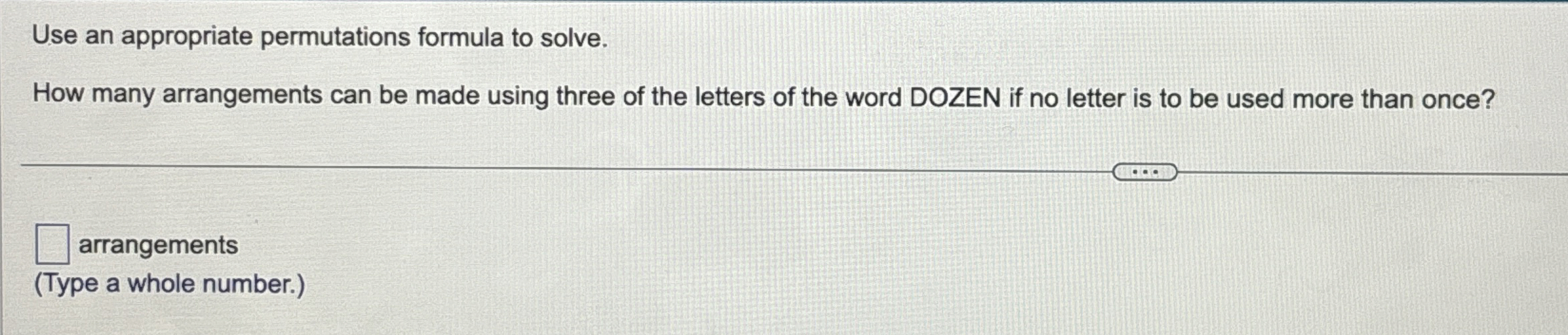 Solved Use an appropriate permutations formula to solve.How | Chegg.com