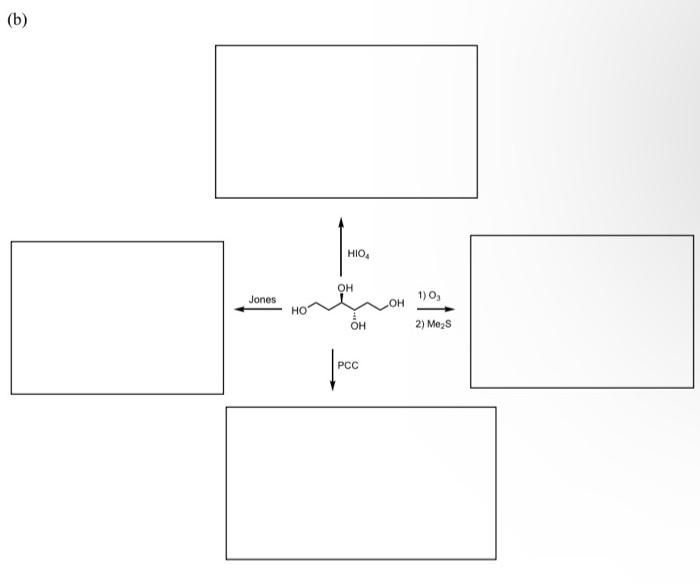 Solved 3) Fill in the missing products for when the | Chegg.com