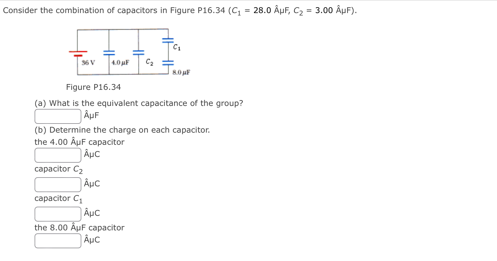 Solved Consider the combination of capacitors in Figure | Chegg.com