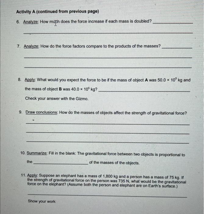 Solved Please use Gizmos to do my Lab assignment. I have | Chegg.com