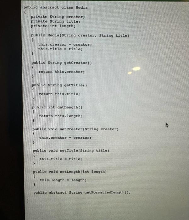 Solved use the UML diagram provided at the botom of this | Chegg.com