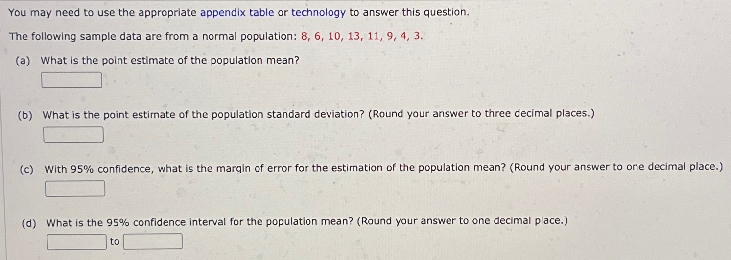 Solved 4-You may need to use the appropriate appendix table | Chegg.com