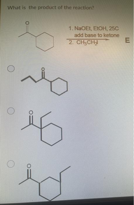 Solved What is the product of the reaction? 1. NaOEt, EtOH, | Chegg.com
