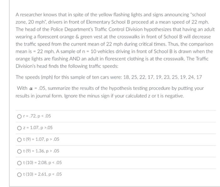 Solved A researcher knows that in spite of the yellow | Chegg.com