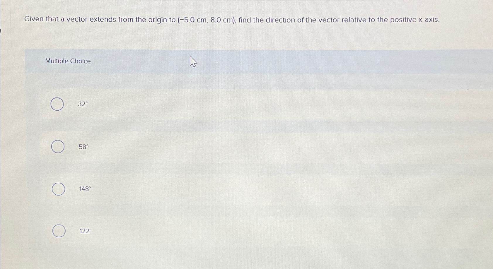 Solved Given that a vector extends from the origin to | Chegg.com