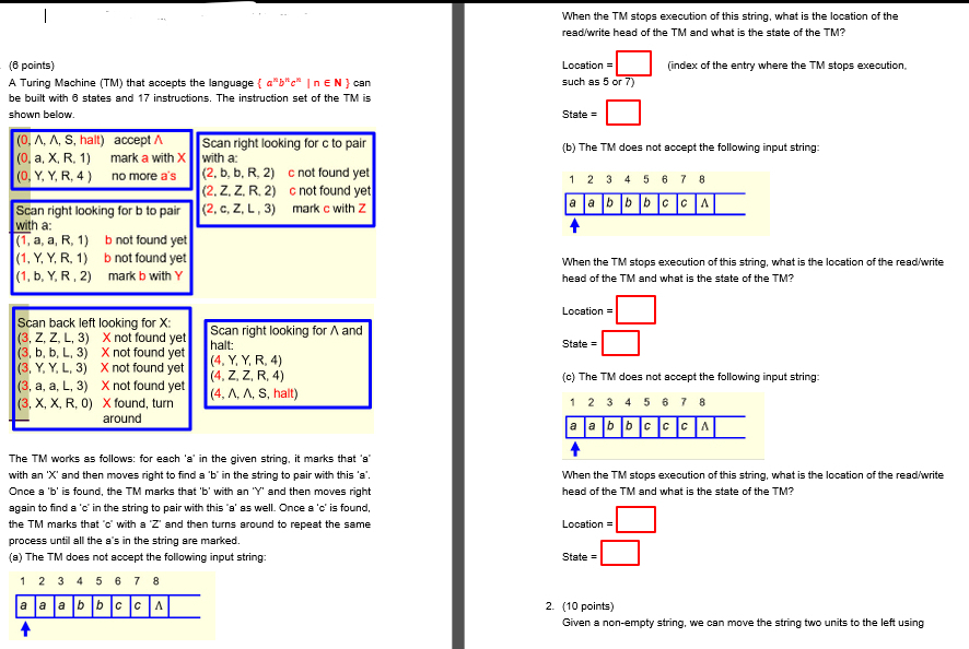 Solved fill in the 6 ﻿red boxes on the right | Chegg.com