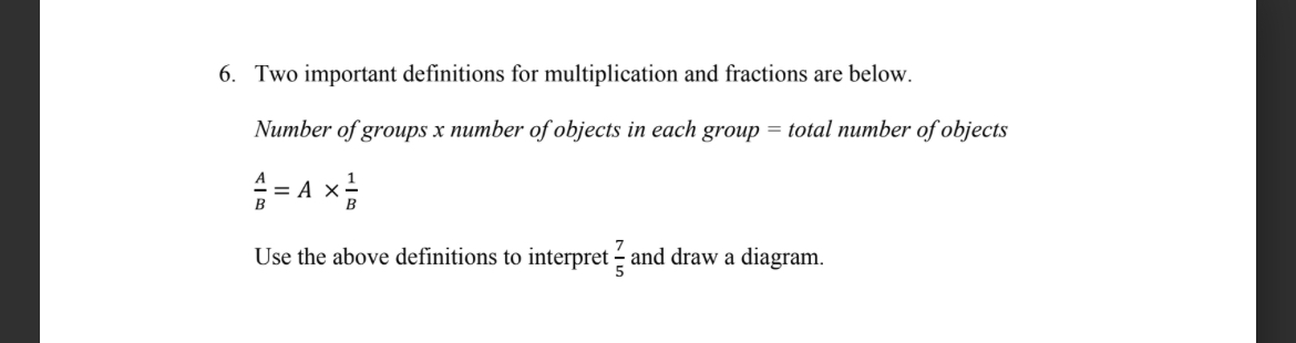 Solved Two important definitions for multiplication and | Chegg.com