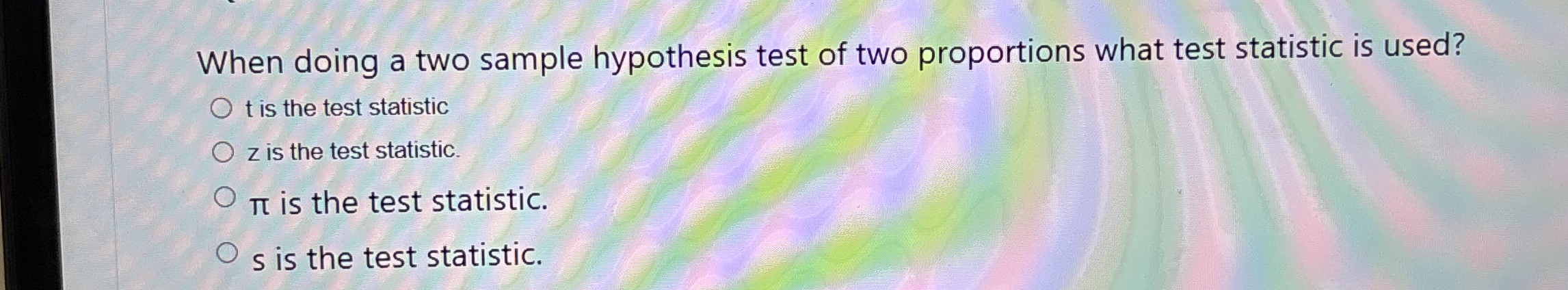 Solved When doing a two sample hypothesis test of two | Chegg.com