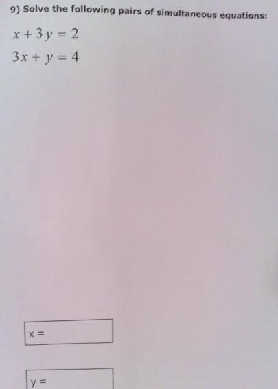 How To Solve Simultaneous Equations With Indices - Tessshebaylo