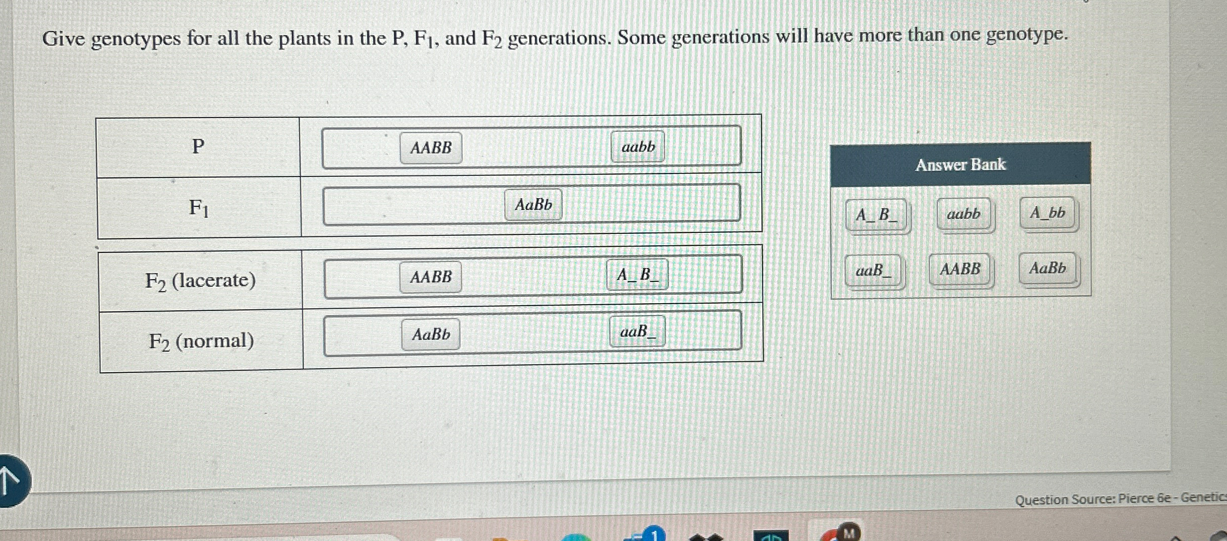 Solved Give genotypes for all the plants in the P,F1, ﻿and | Chegg.com