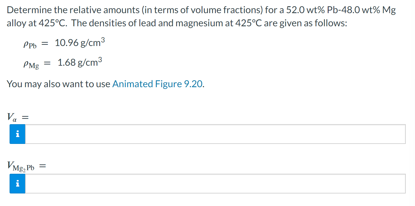 Solved Determine the relative amounts (in terms of volume | Chegg.com
