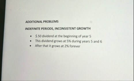 Solved ADDITIONAL PROBLEMSINDEFINITE PERIODS, INCONSISTENT | Chegg.com