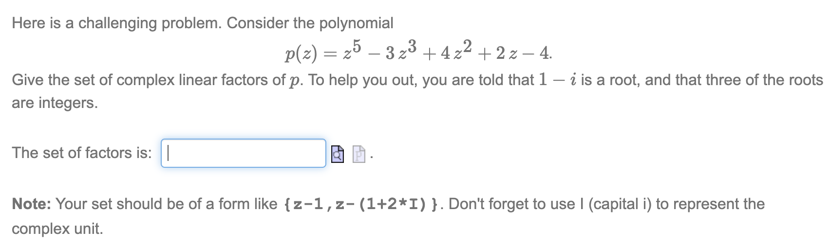 Solved Here is a challenging problem. Consider the | Chegg.com