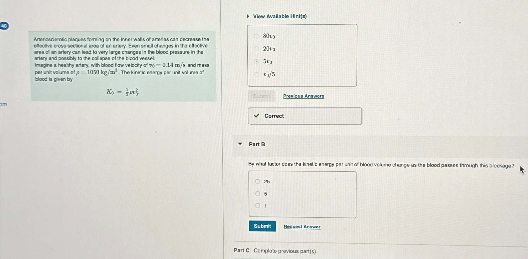 Solved View Available Hint(s)Arteriosclerotic plaques | Chegg.com