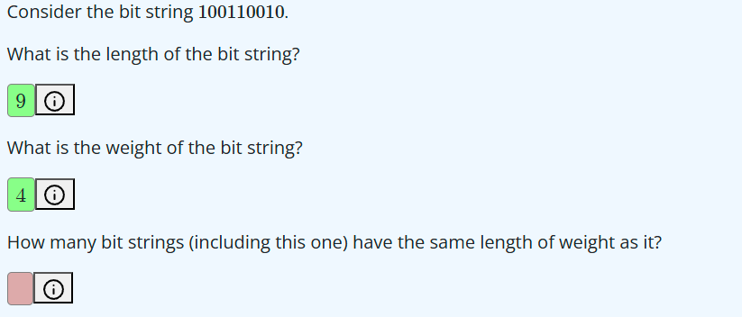 Solved Consider the bit string 100110010. ﻿What is the | Chegg.com