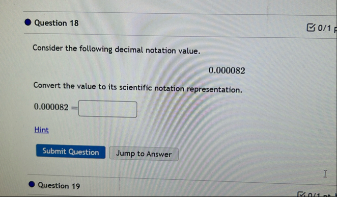 Solved Question 180/1Consider the following decimal notation | Chegg.com