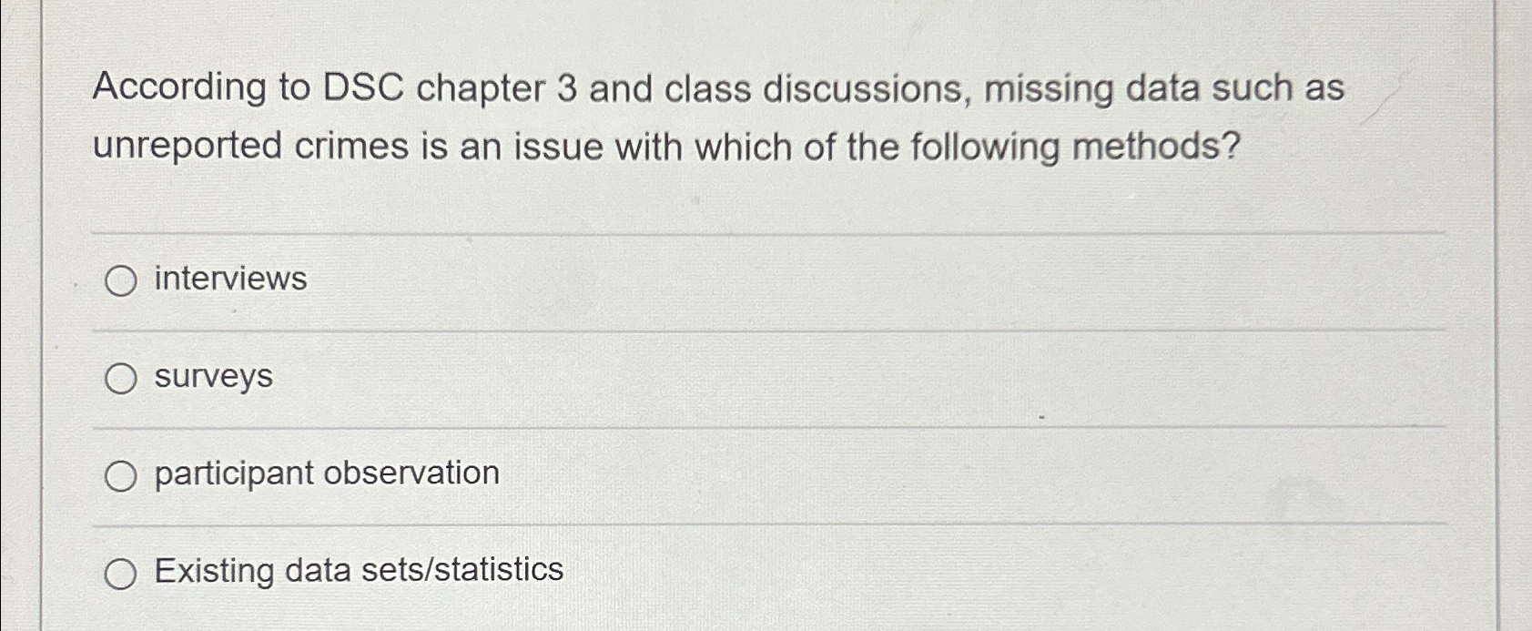 Solved According to DSC chapter 3 ﻿and class discussions, | Chegg.com
