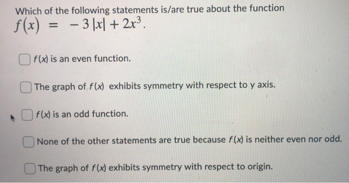 Solved Which of the following statements is/are true about | Chegg.com